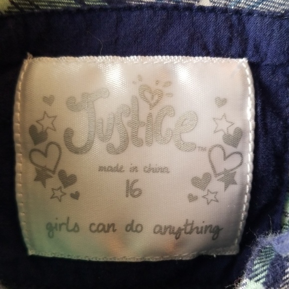 Justice | Shirts & Tops | Justice Girls Long Sleeve Flannel | Poshmark